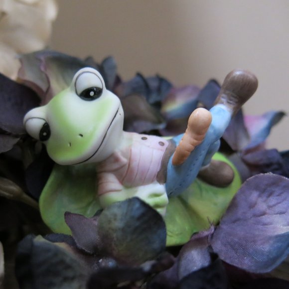 Homco | Accents | Vintage Hand Painted Collectible Homco Small Frog ...
